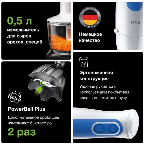 Блендер BRAUN MQ3035WH Sauce купить в Минске, цена